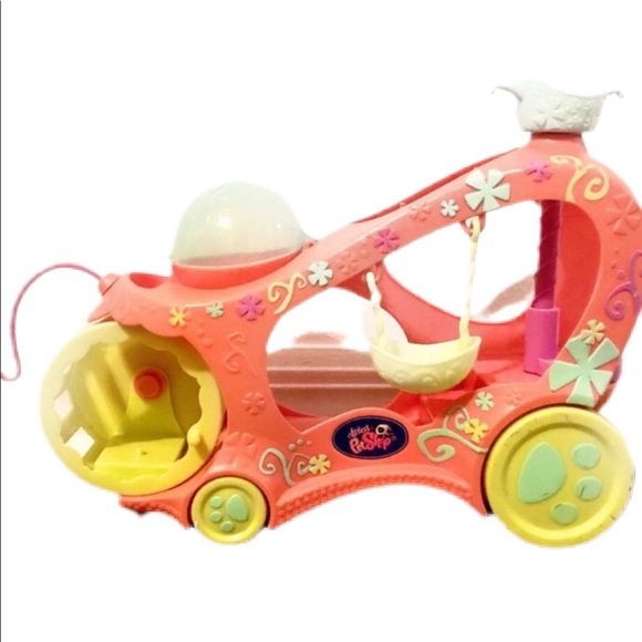 Hasbro | Other | Littlest Pet Shop Swing Vehicle Play Set Lps | Poshmark
